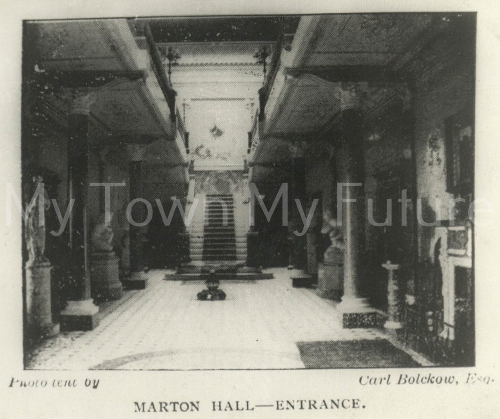 Entrance of Marton Hall - My Town My Future